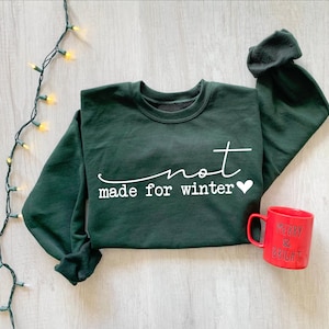 Winter Sweatshirt : Cozy Season, Winter Lover Sweater, Women Christmas ...