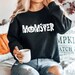 Momster Sweatshirt, Halloween Mom Sweatshirt, Women Halloween Shirt ...