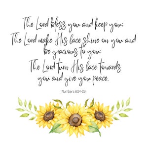 The Lord Bless You Printable - Etsy