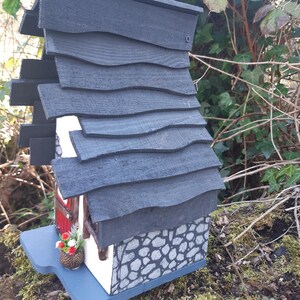 Whimsical Birdhouse – Fairy Garden Cottage – Rustic Outdoor Bird Box - Etsy