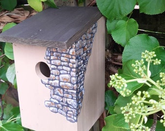 Painted Bird Box - Etsy UK
