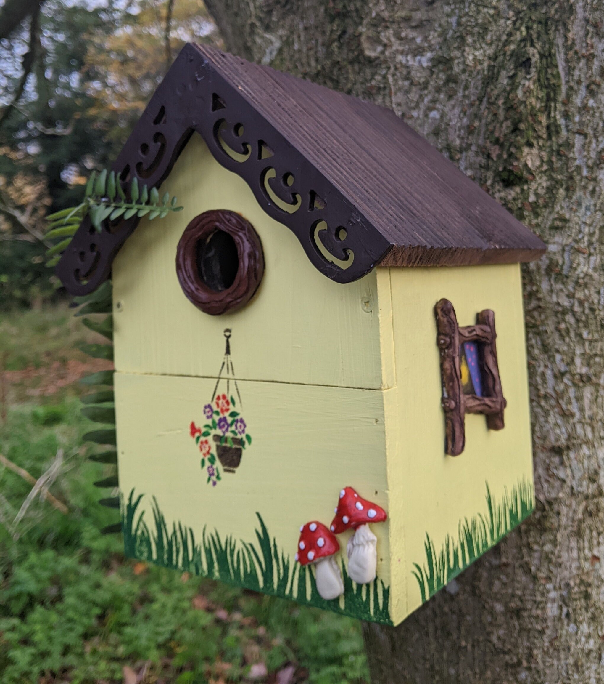 Handmade Yellow Nesting Box Fanciful Gift for Bird Lover - Etsy