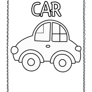 26 Printable Alphabet Coloring Pages, A-Z Coloring Book for Kids, Prek ...
