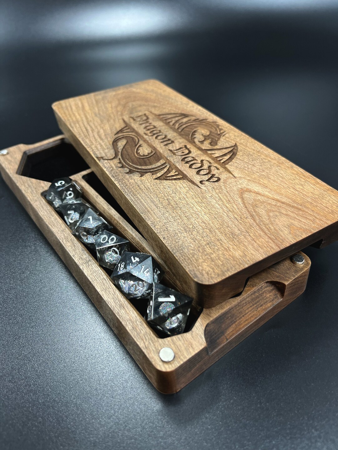 Personalized DND Dice Box Made in USA RPG Dice Box D&D Miniature ...