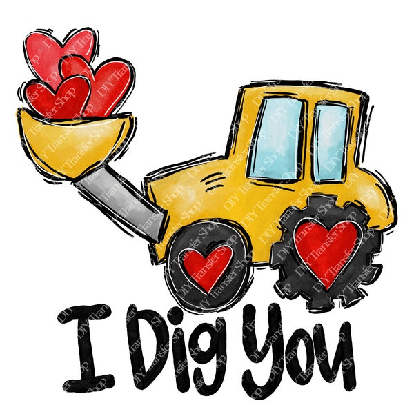 I Dig You Valentine - Etsy