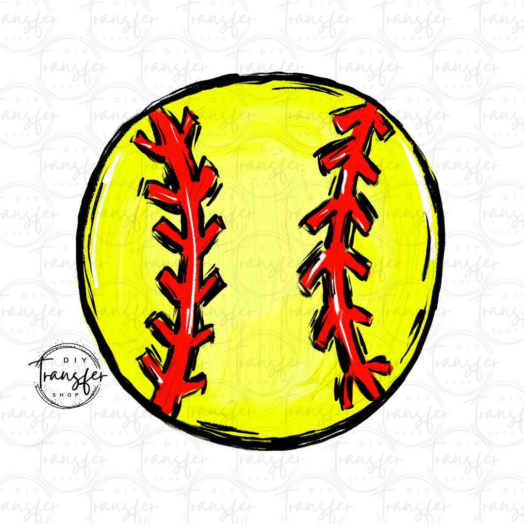 Sublimation Transfer Softball Transfer Ready to Press Transfer - Etsy