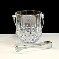Vintage Heavy Weight Pinwheel Crystal Cut Ice Bucket - Etsy Canada