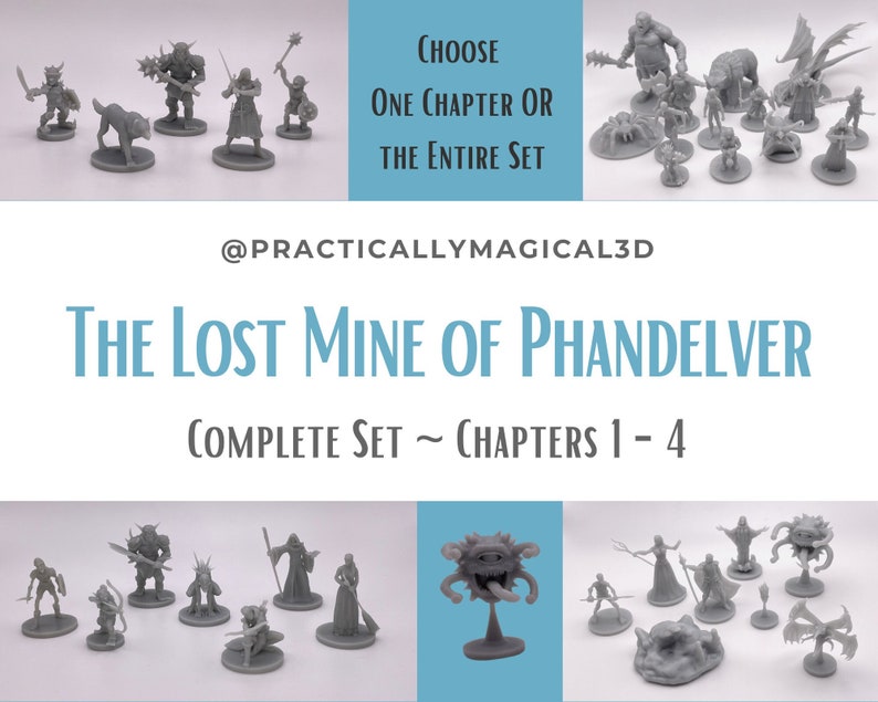 Dnd the Lost Mine of Phandelver BASIC Mini Sets - Etsy