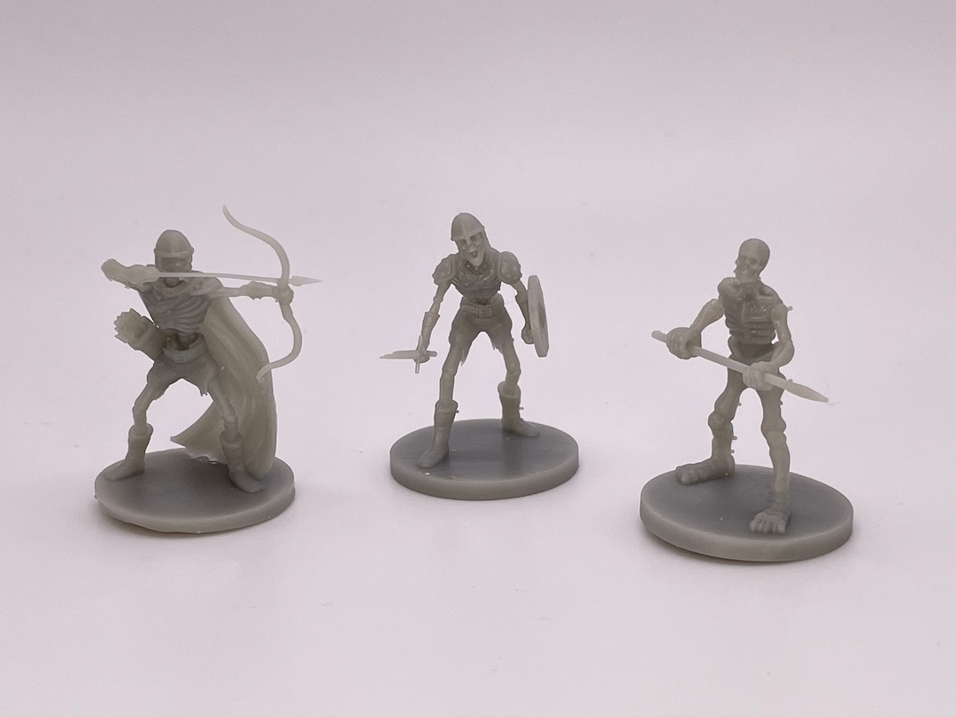 Dnd Humanoid Skeletons - Set of 3 - Etsy