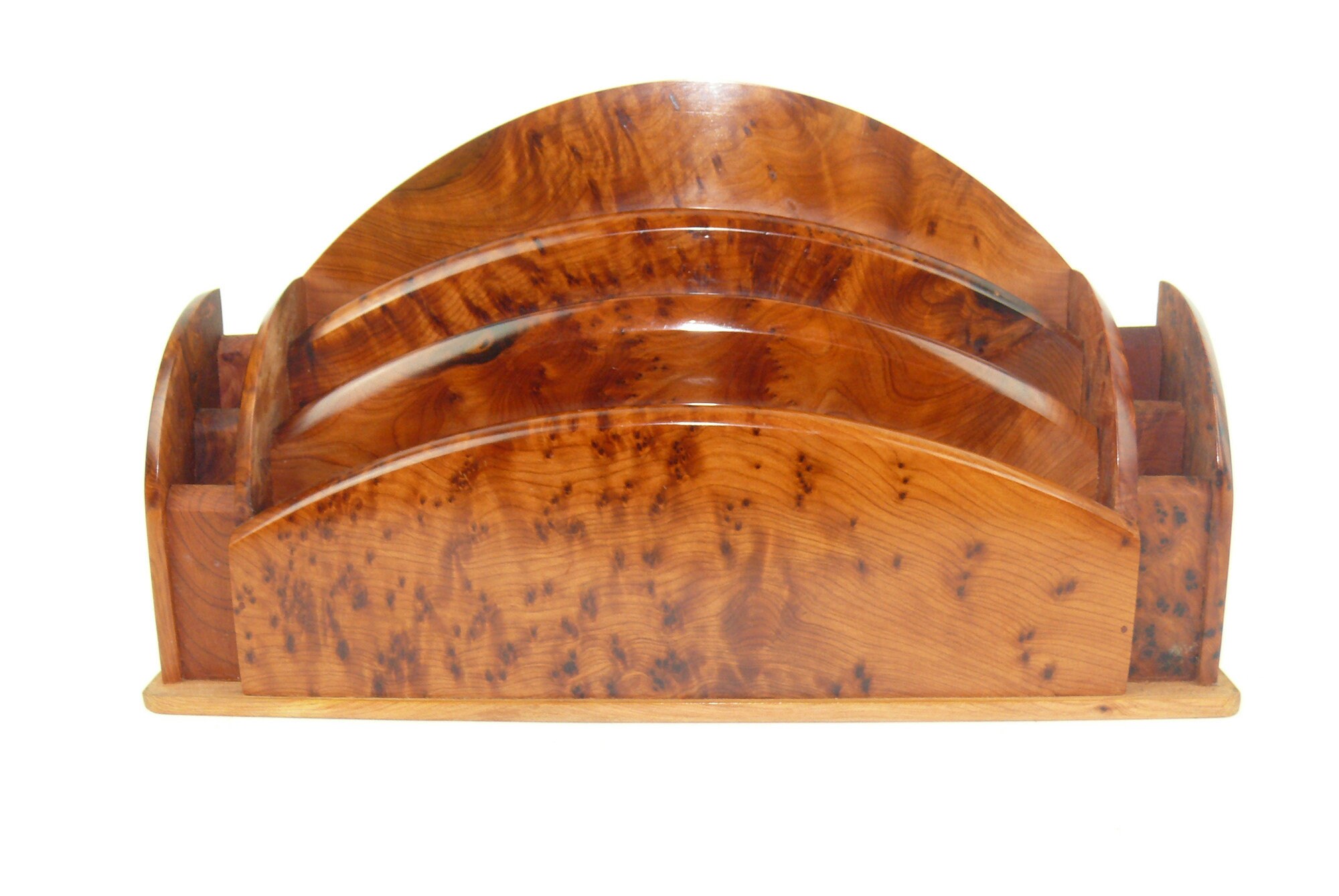 Letter Stand Envelope Holder Office Desk Utensil Wood - Etsy