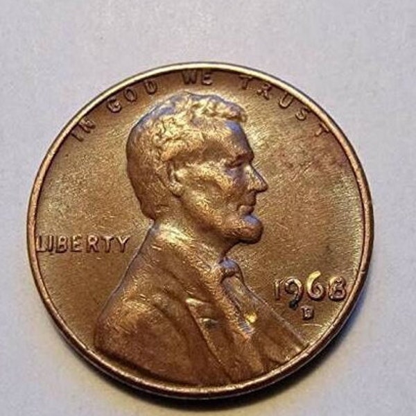 1968 D Penny - Etsy