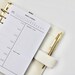 Weekly Top Tab Divider A5 Planner Daily Organizer Insert Planner ...