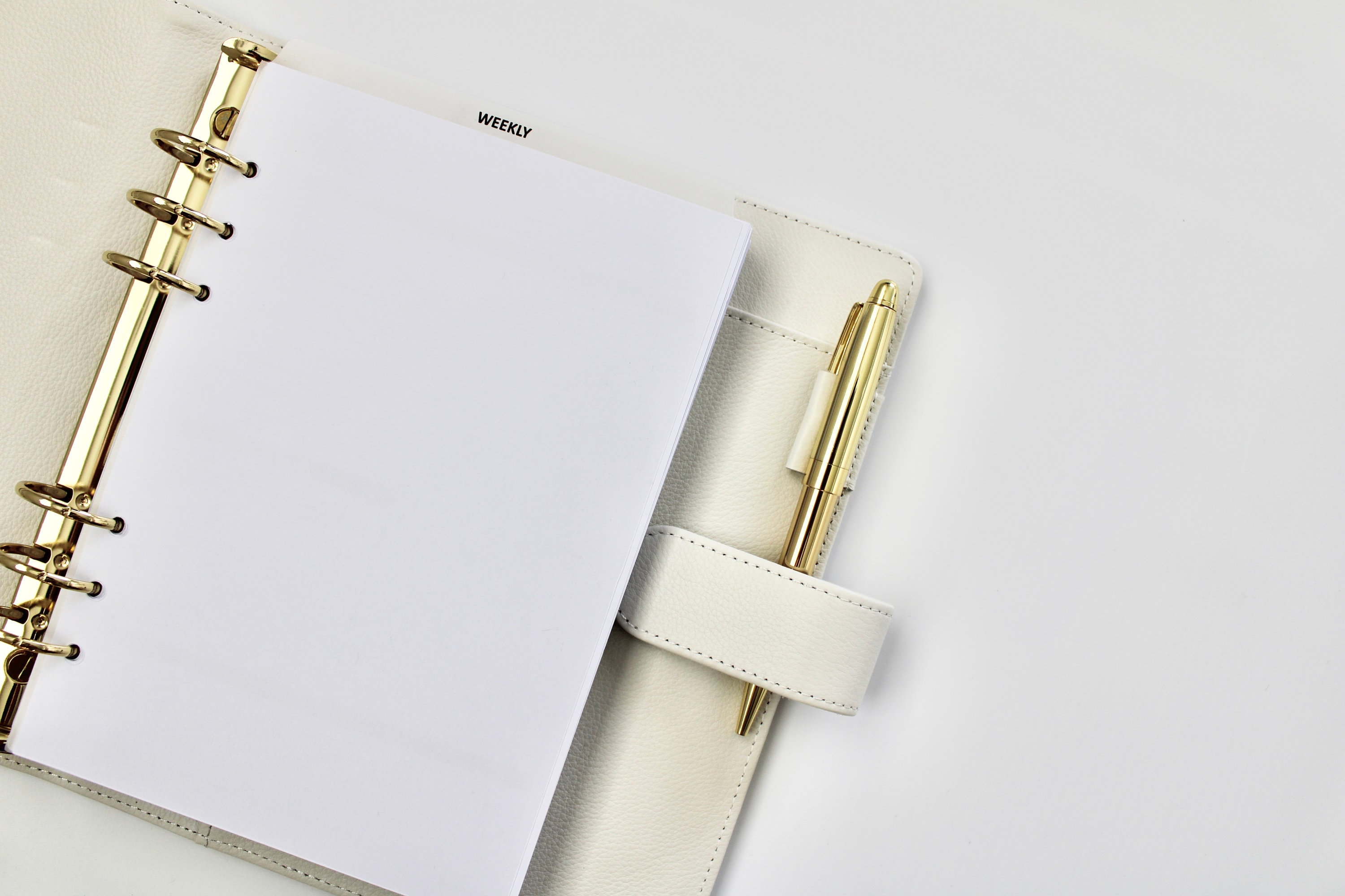 Weekly Top Tab Divider A5 Planner Daily Organizer Insert Planner ...