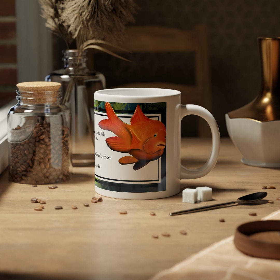 Garibaldi Fun Fact Jumbo Mug, 20oz - Unique Coffee Cup, Tea Mug, Large ...