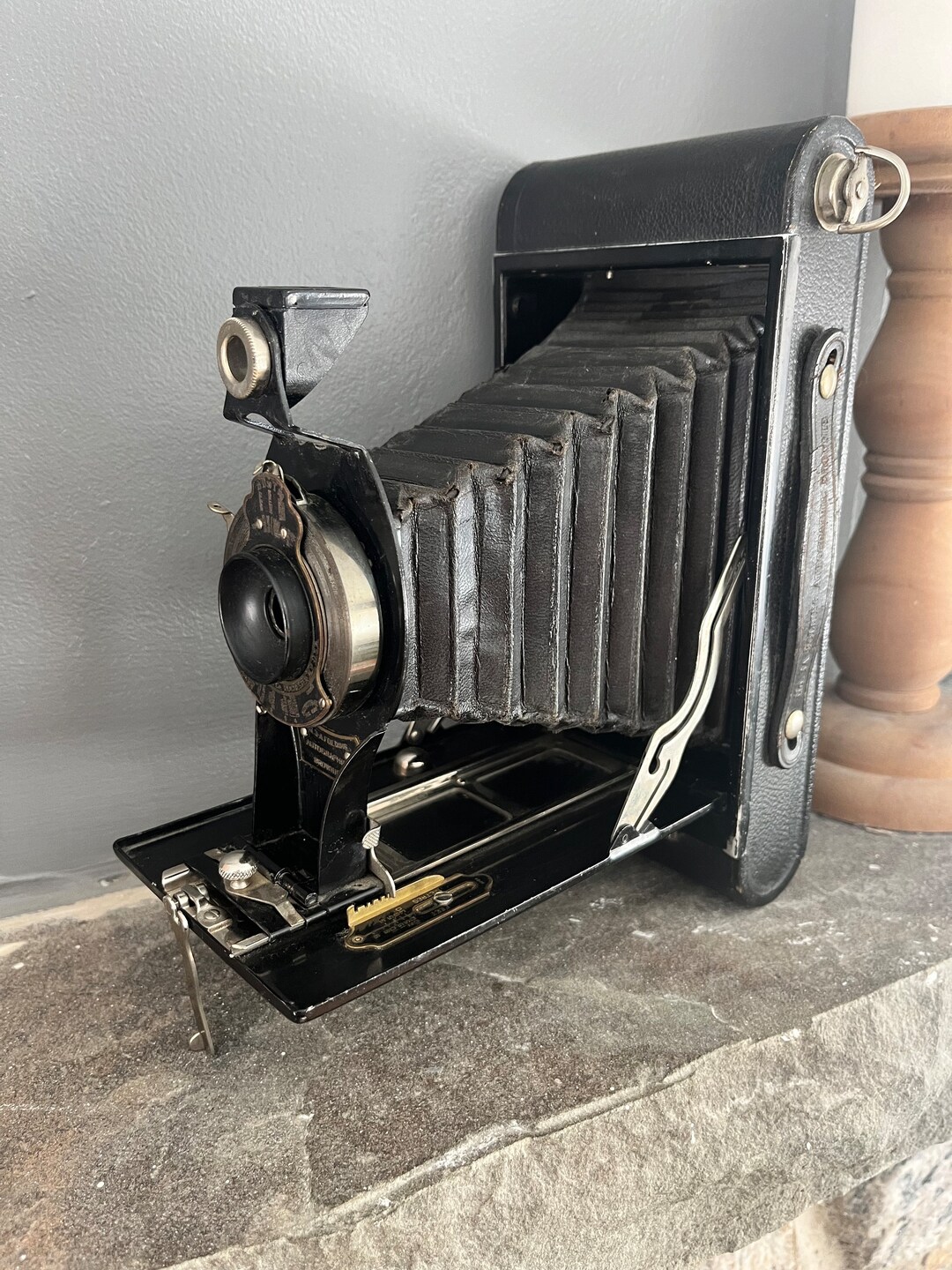 1916 No. 3A Folding Autographic Brownie, Vintage Camera, Black Vintage ...