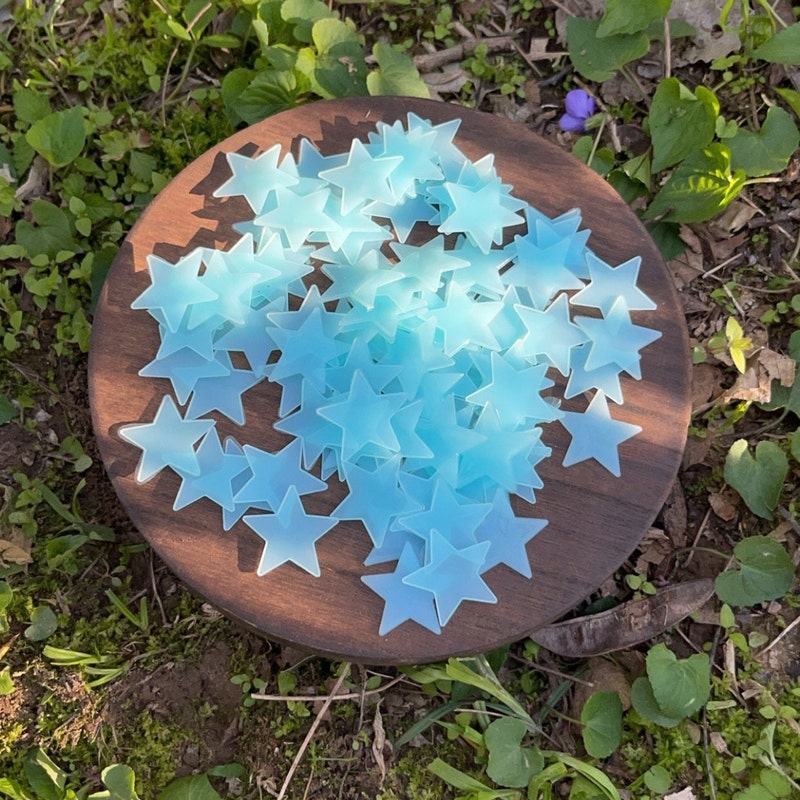 Fluorescent Star Stickers - Etsy