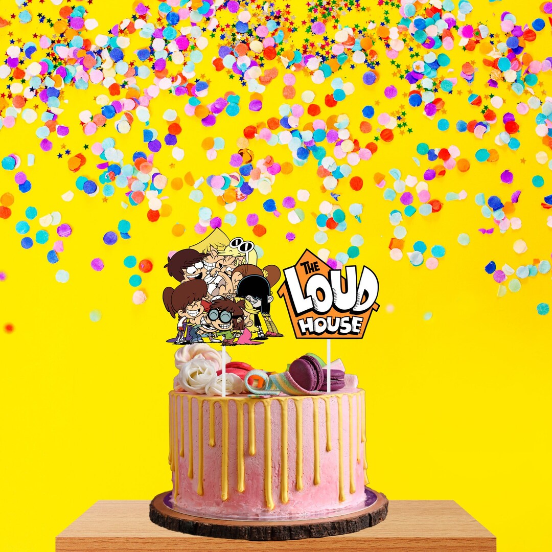 The Loud House-inspired Cake Topper Set family & House/title - Etsy UK
