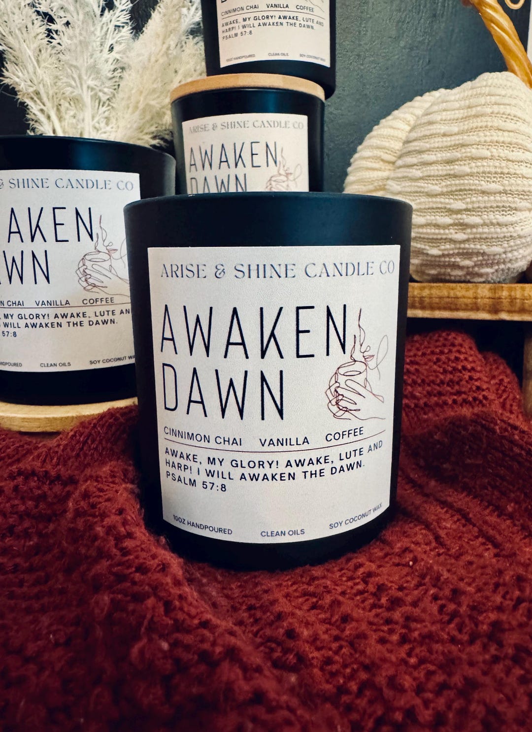 AWAKEN DAWN /10 or 12oz/ Sweet Cinnamon, Vanilla Chai & Coffee ...