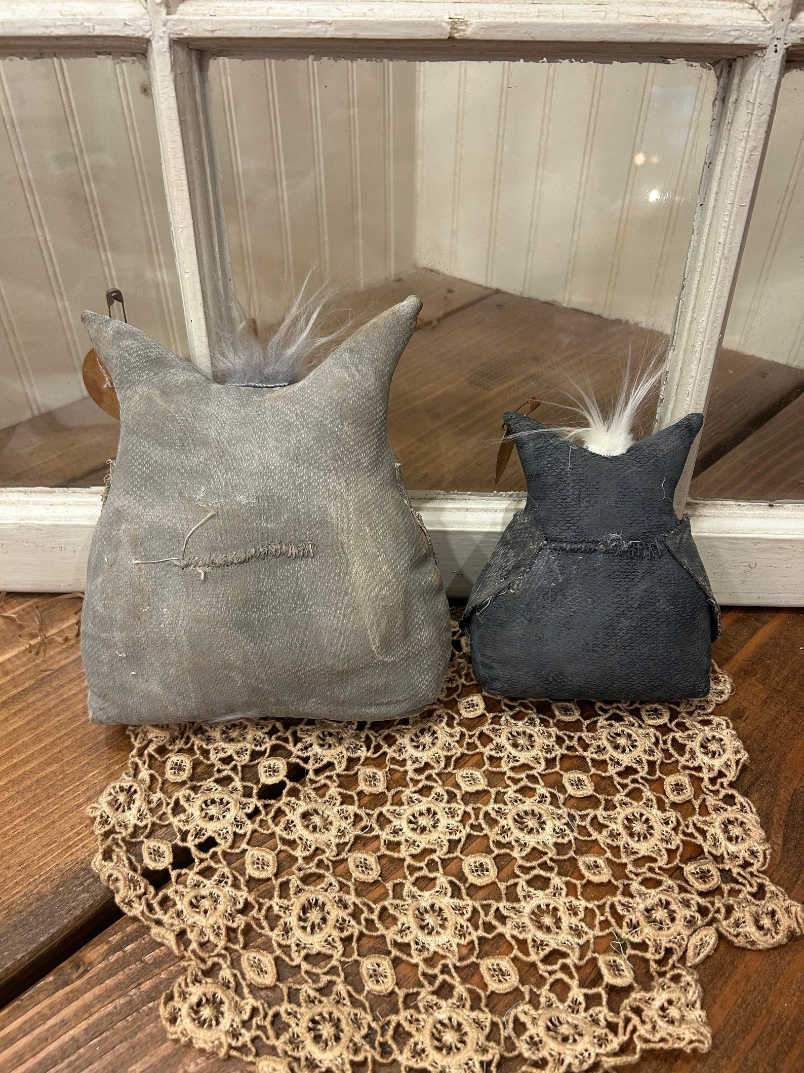 Primitive Grungy Cute Owl Set - Etsy