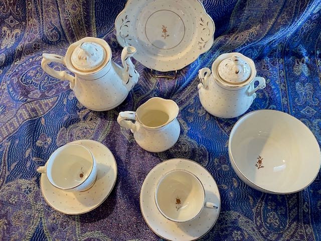 Child's Antique Tea Set 11-piece Hand Painted British - Etsy