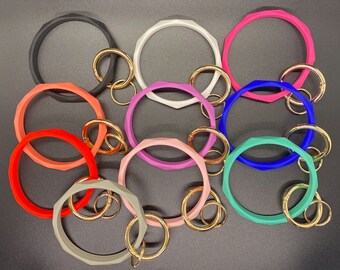Silicone Bangle Keychain - Etsy