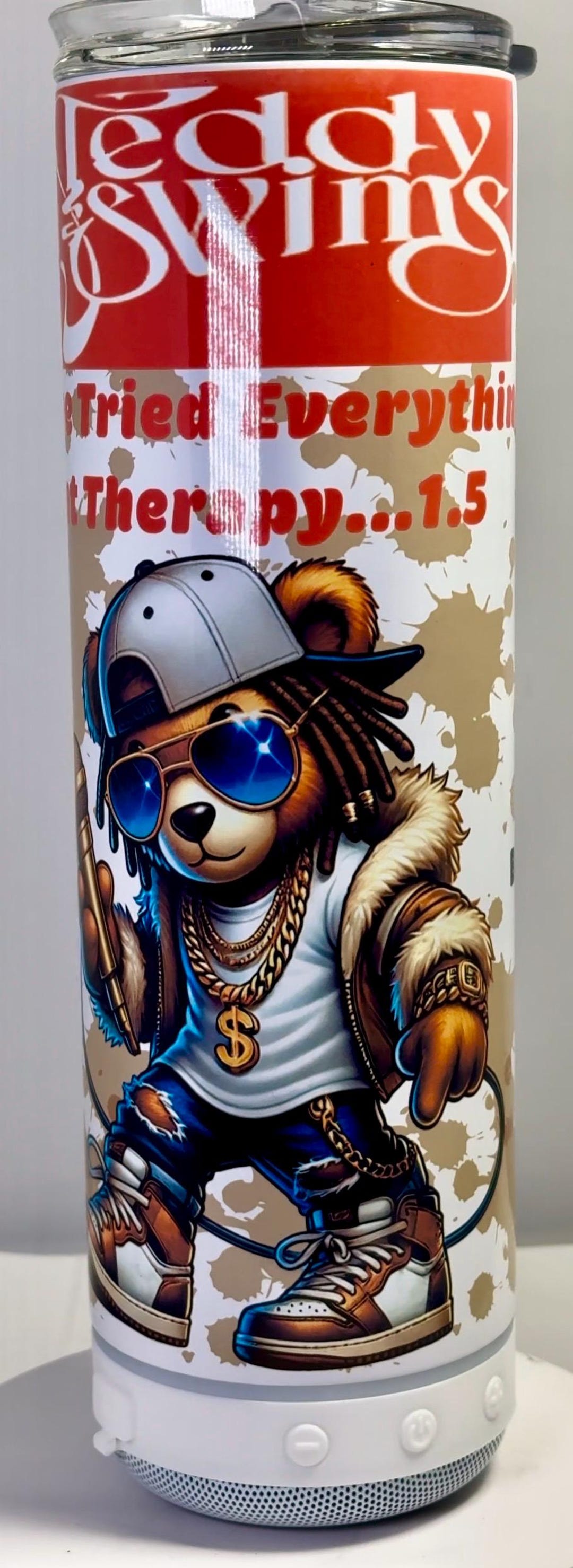 Official TEDDY SWIMS 20oz Bluetooth Speaker Tumbler - Etsy