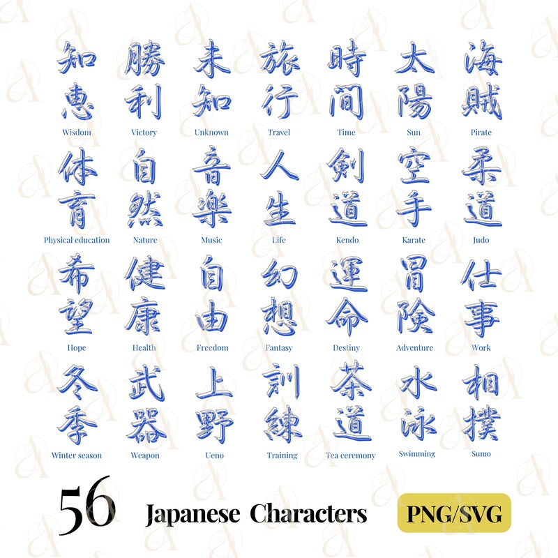 Japanese Word - Etsy
