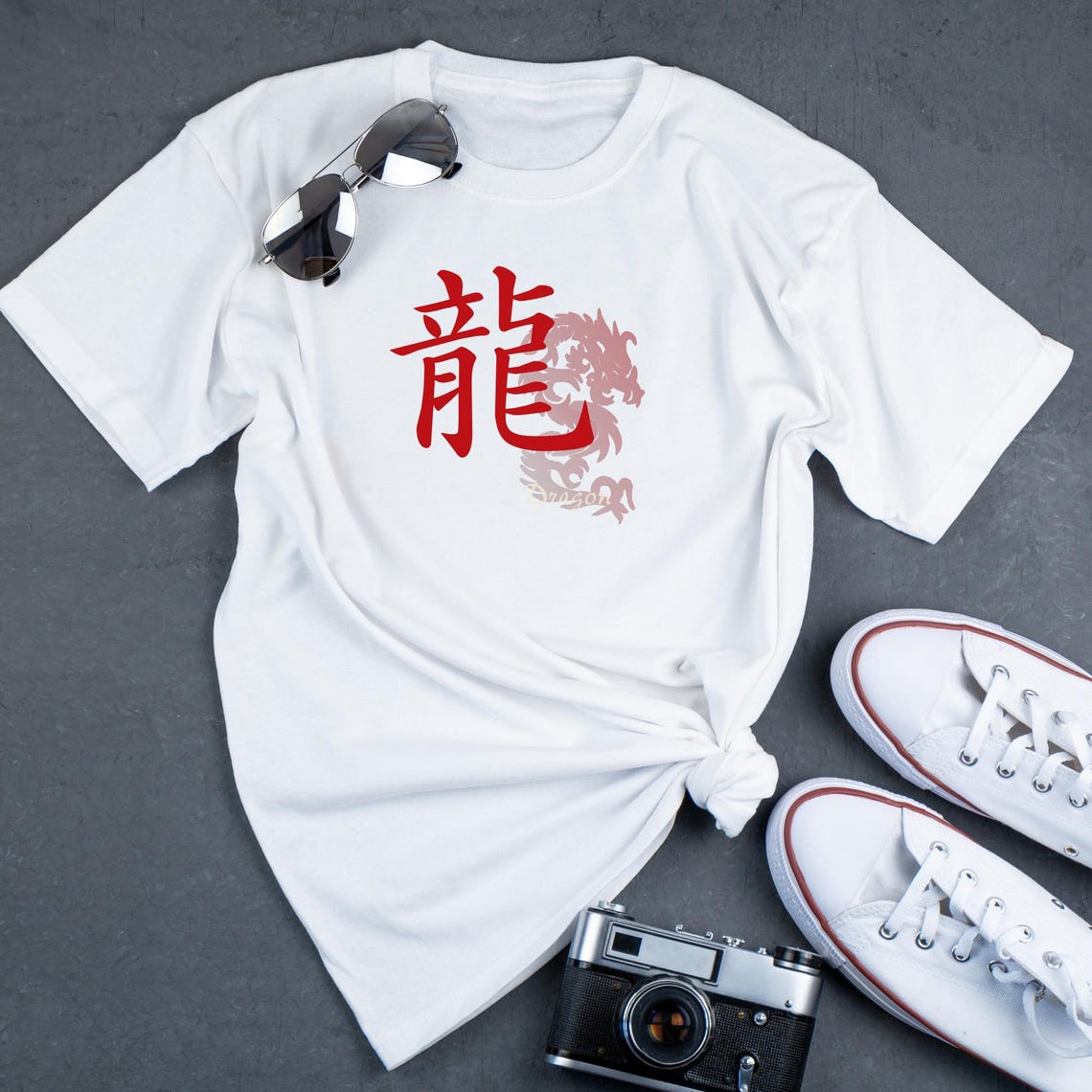 Dragon Kanji SVG Bundle | Japanese Calligraphy Art | Ryu Symbol PNG ...