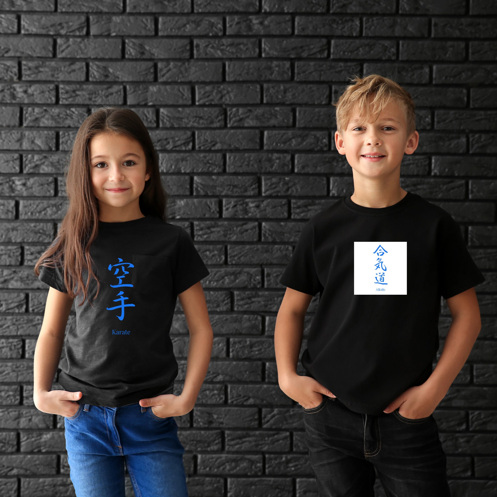 40 Blue Japanese Kanji Martial Arts Typography 300dpi JPG/PNG/SVG ...