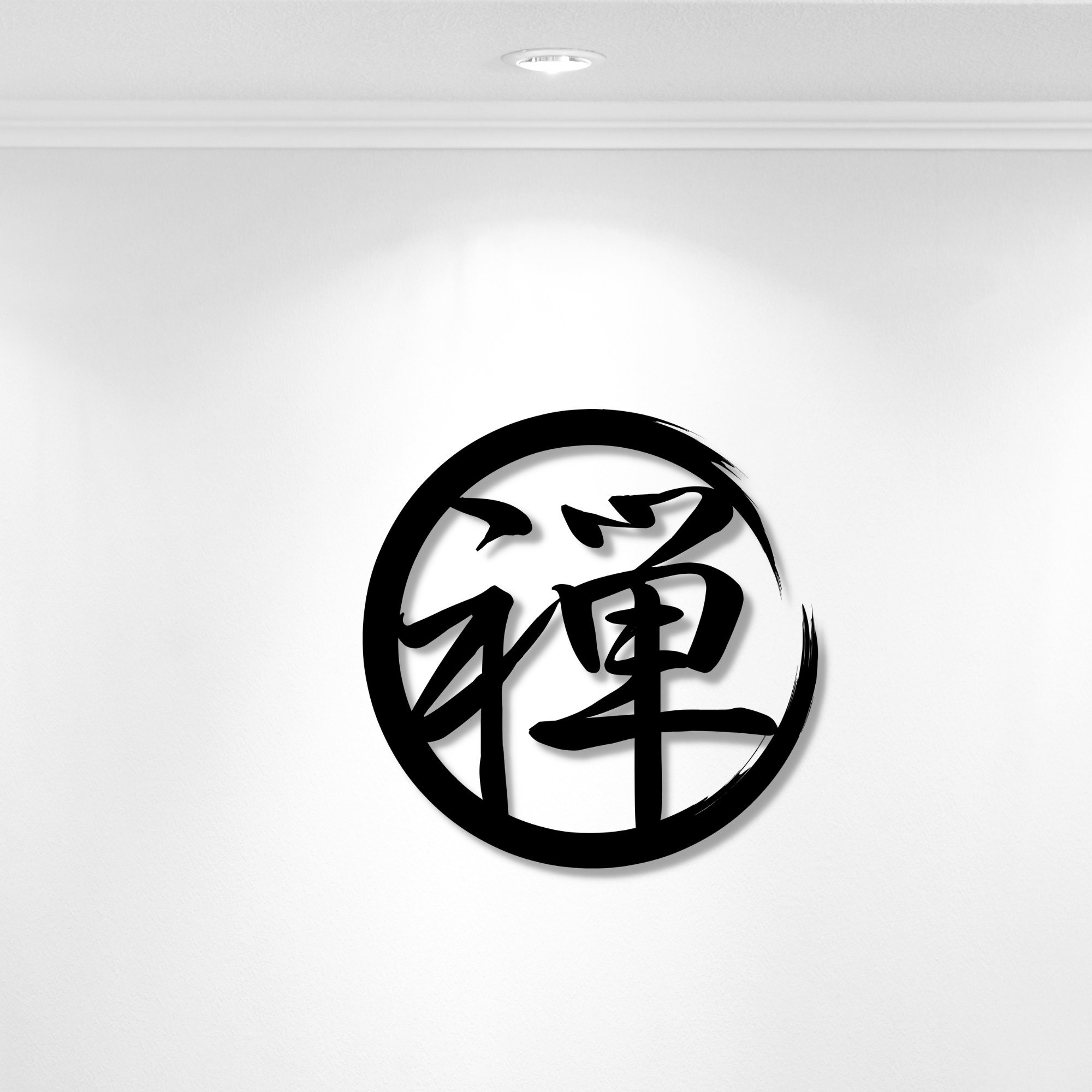 Metal Japanese Art Kanji Zen Sign Kanji Symbol 3D Font Wall - Etsy