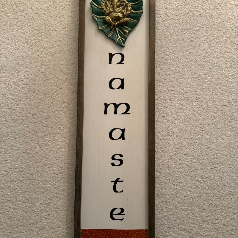 Namaste Sign - Etsy
