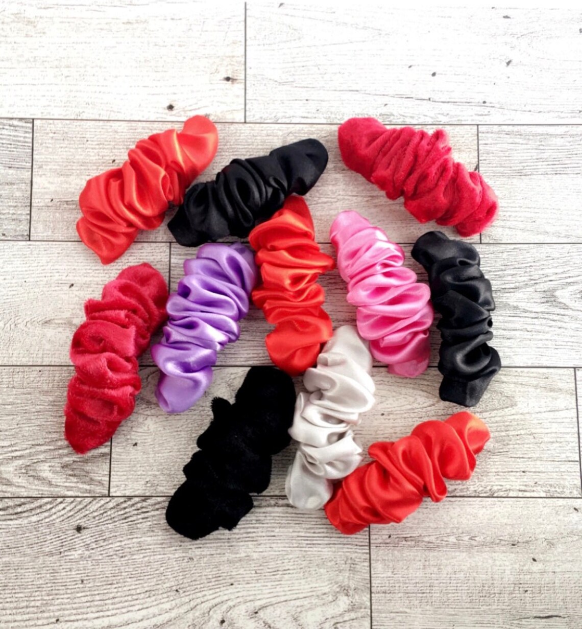 Satin Scrunchie Barrettes | Soft Scrunchie | French Barrette | Hair ...