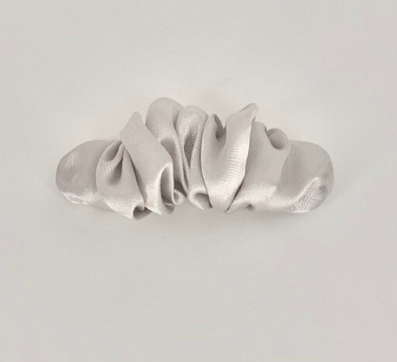 Satin Scrunchie Barrettes | Soft Scrunchie | French Barrette | Hair ...