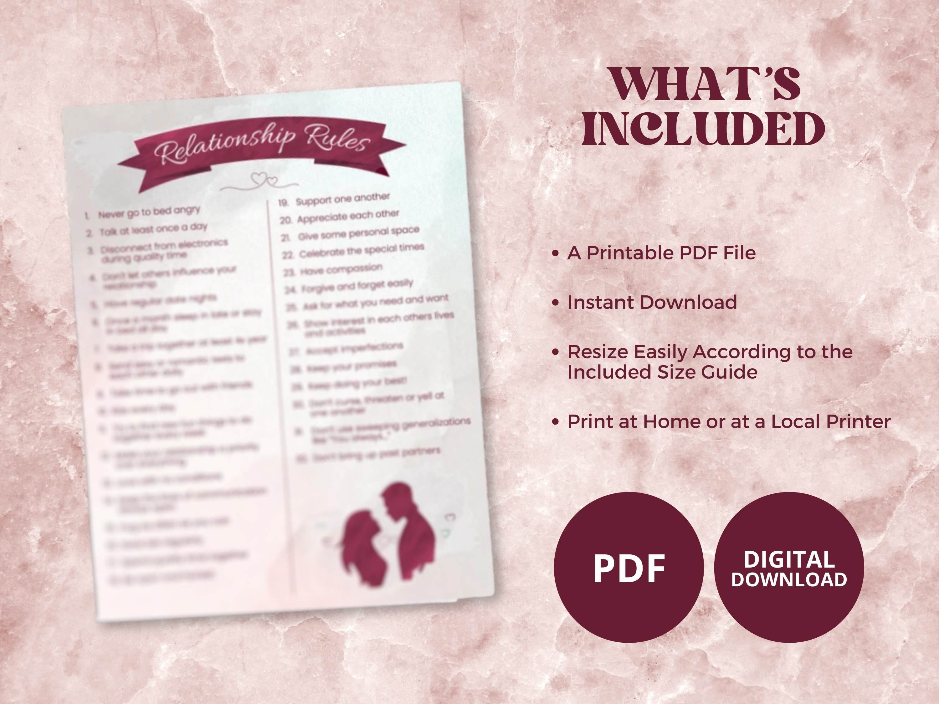 Couples Relationship Commitment/rules, Improve Your Relationship ...