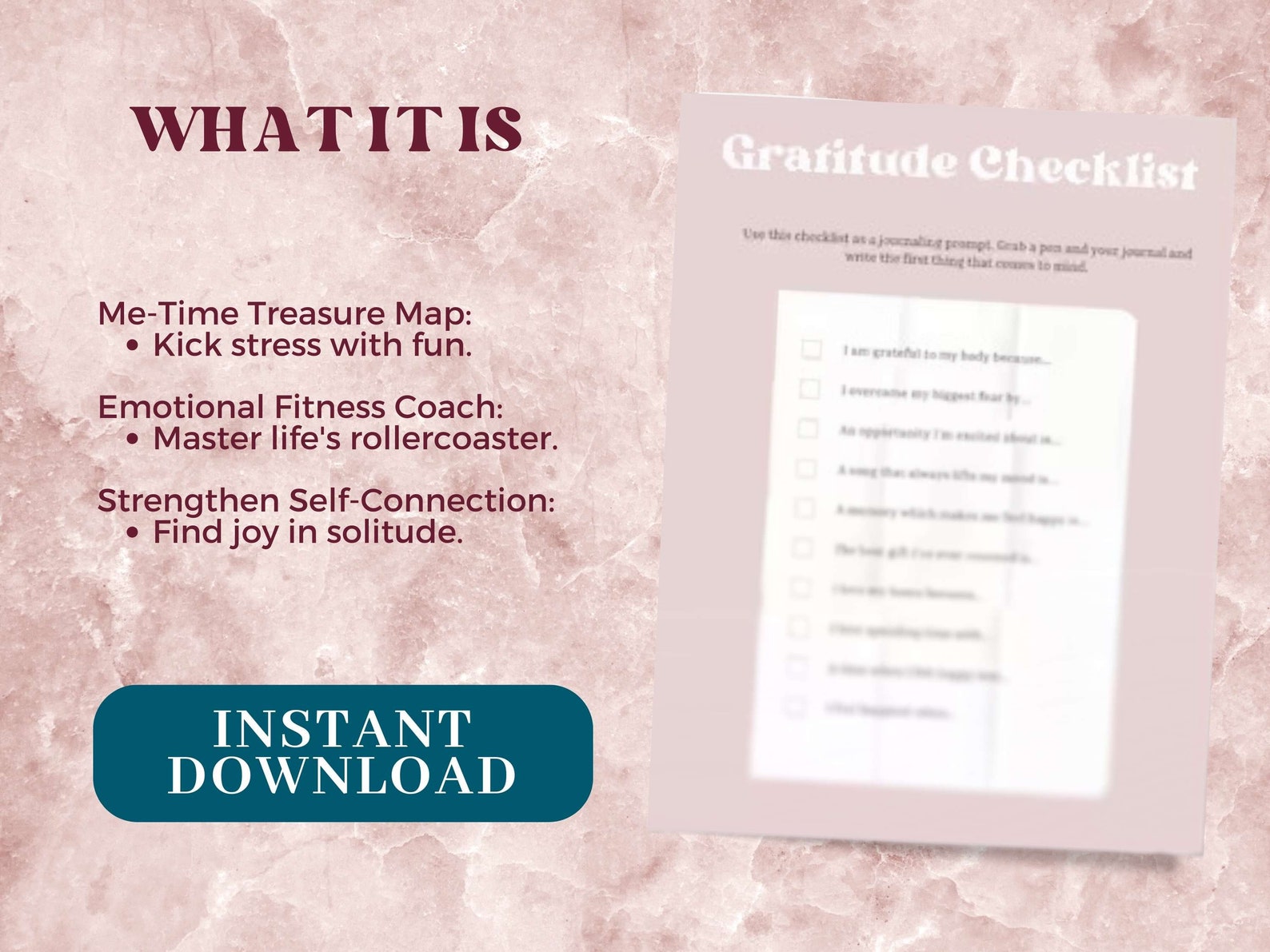 Self Care Checklist Printable: Wellness Habit Tracker (PDF) - Etsy