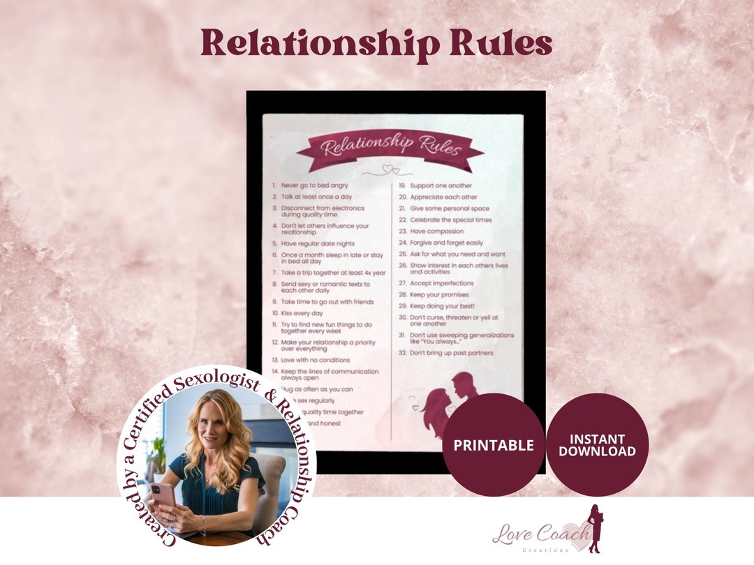 Couples Relationship Commitment/rules, Improve Your Relationship, Relationship Help/therapy ...