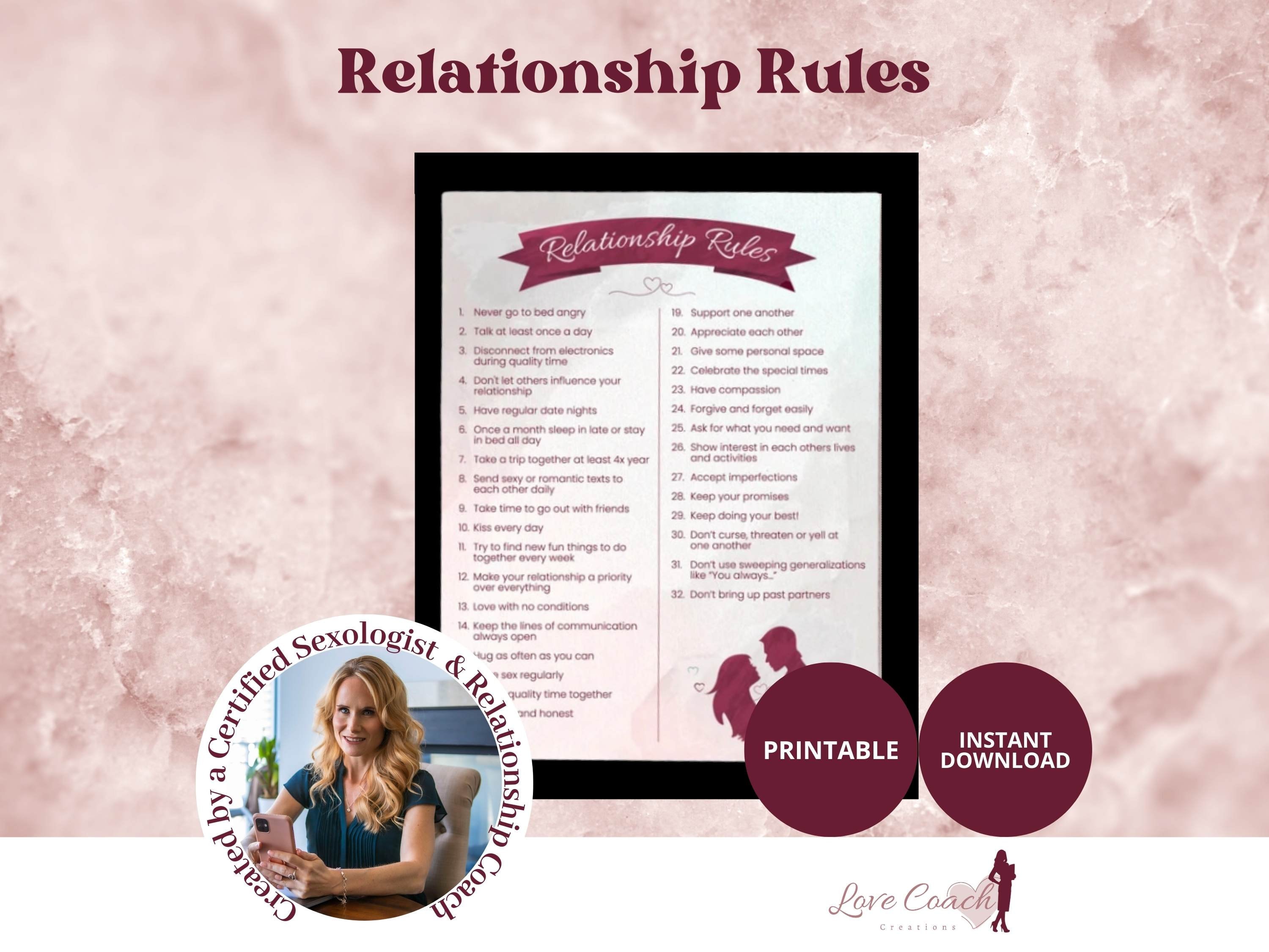 Couples Relationship Commitment/rules, Improve Your Relationship ...