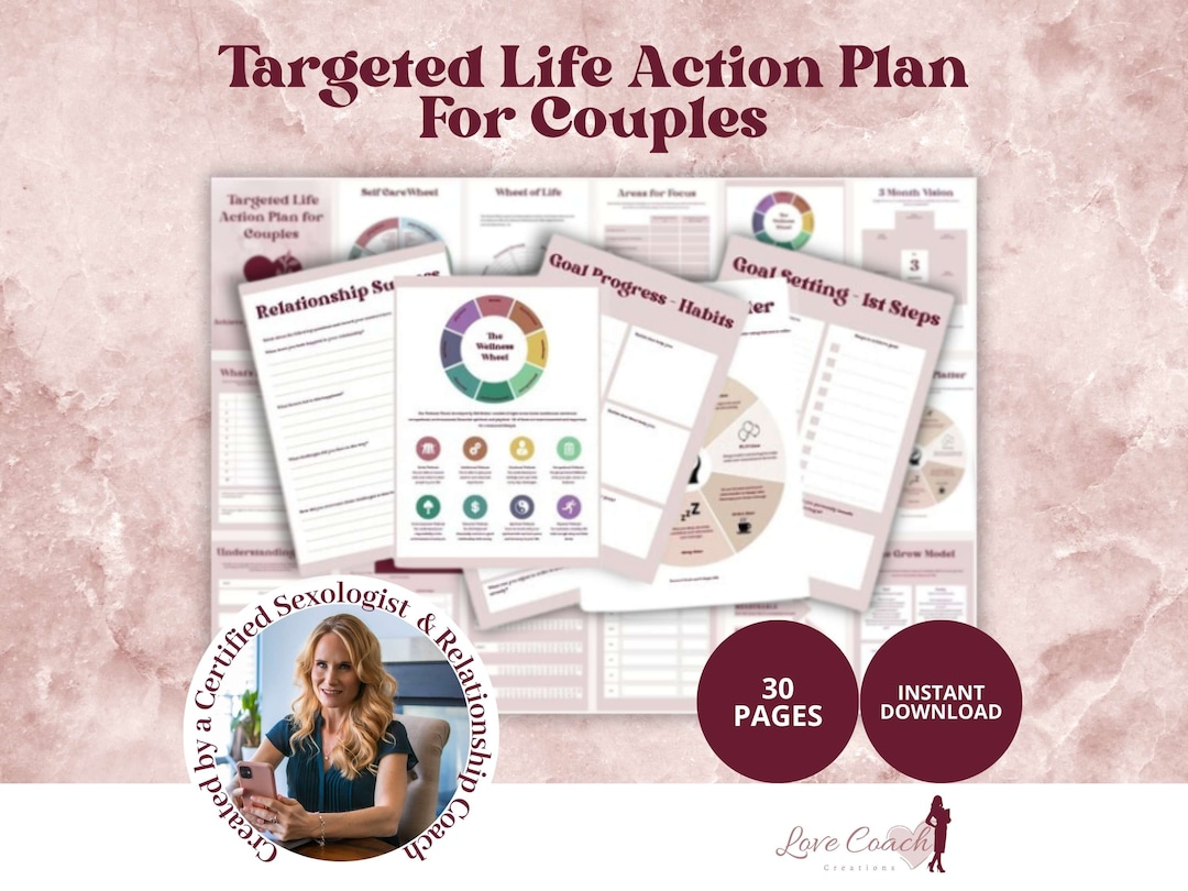 Manifestation/life Action Plan for Couples, Relationship Improvement ...