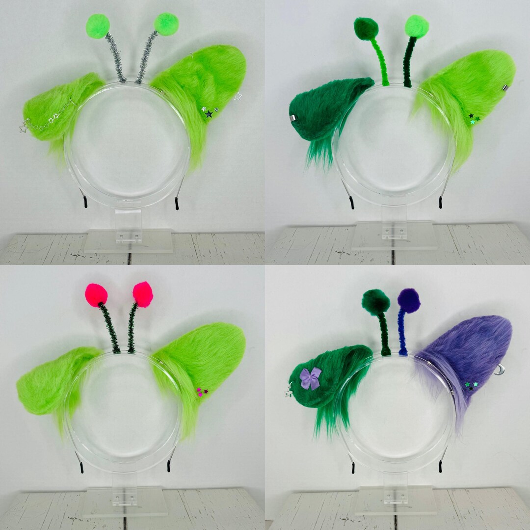 BYO Fluffy Puppy Ears | Kemonomimi Fashion Furry Cosplay Therian ...