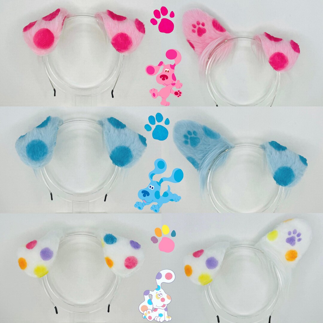 Blue’s Clue’s Ears - Ready to Ship | Kemonomimi Fashion Furry Cosplay ...