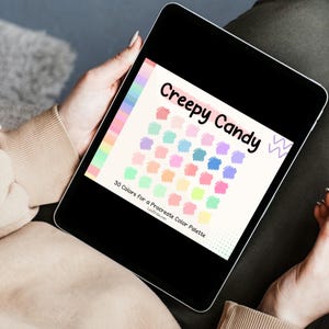 Creppy Candy Procreate Color Palette Swatches, Color Palette HEX Codes ...