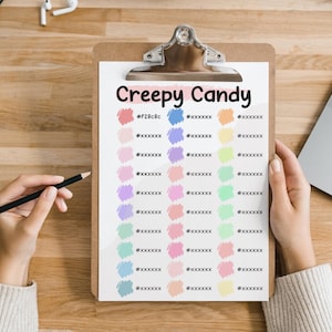 Creppy Candy Procreate Color Palette Swatches, Color Palette HEX Codes ...
