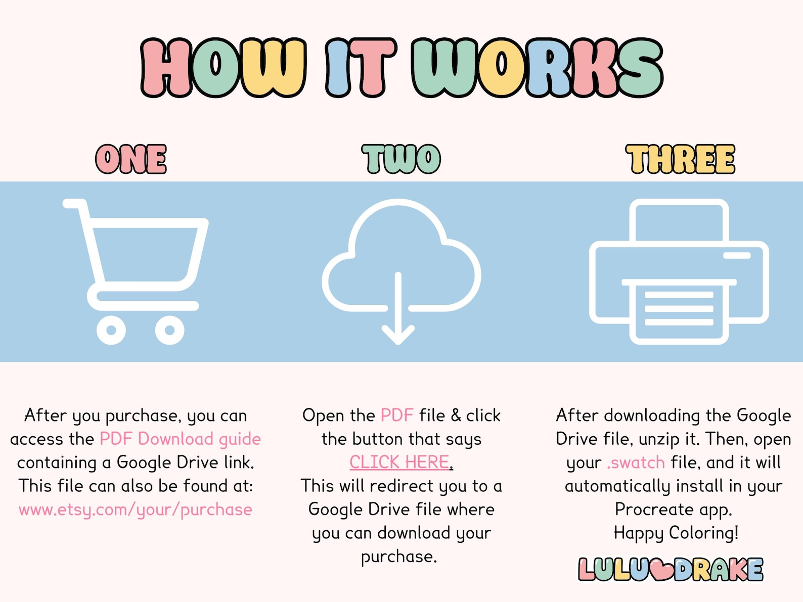 Kawaii Dreams Procreate Color Palette Swatches, Color Palette HEX Codes ...