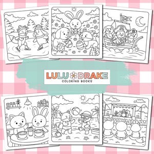 Fuzzy Buddies Cute & Cozy Coloring Book, 25 Pages Part 1, Super ...