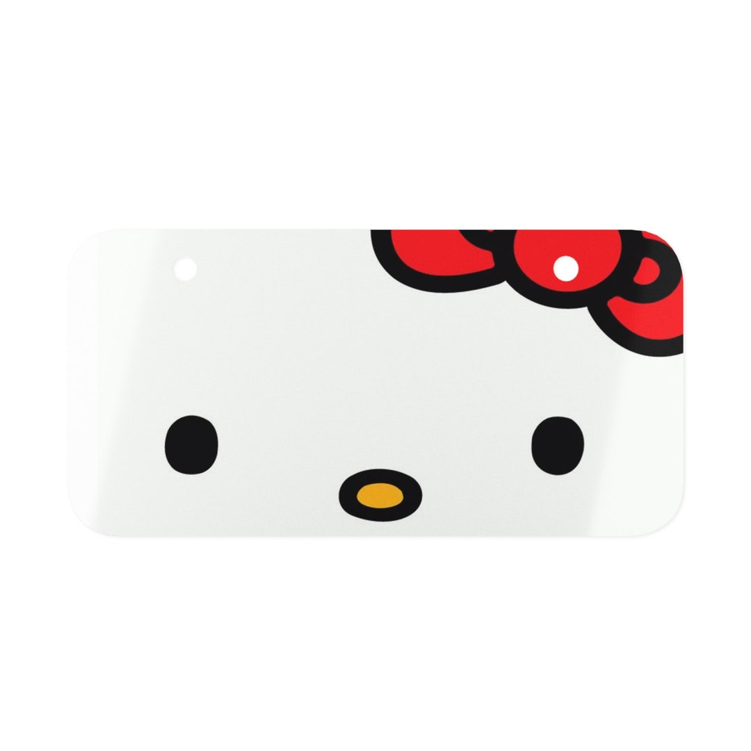 Hello Kitty Mini License Plate - Etsy
