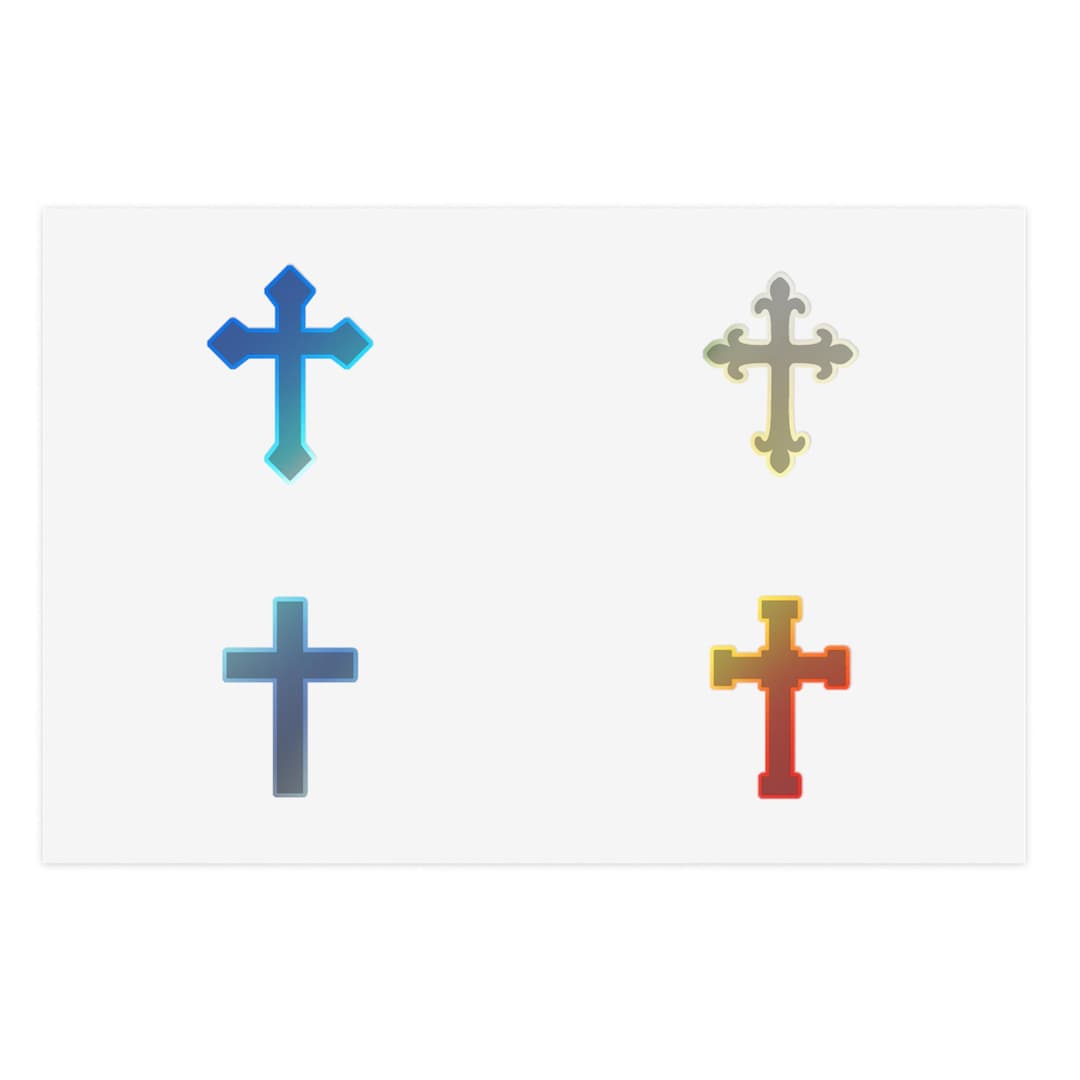 Cross Sticker Sheets - Etsy