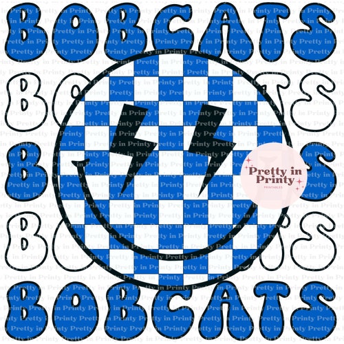 Bobcats PNG Download Blue Bobcats Digital Art Download - Etsy
