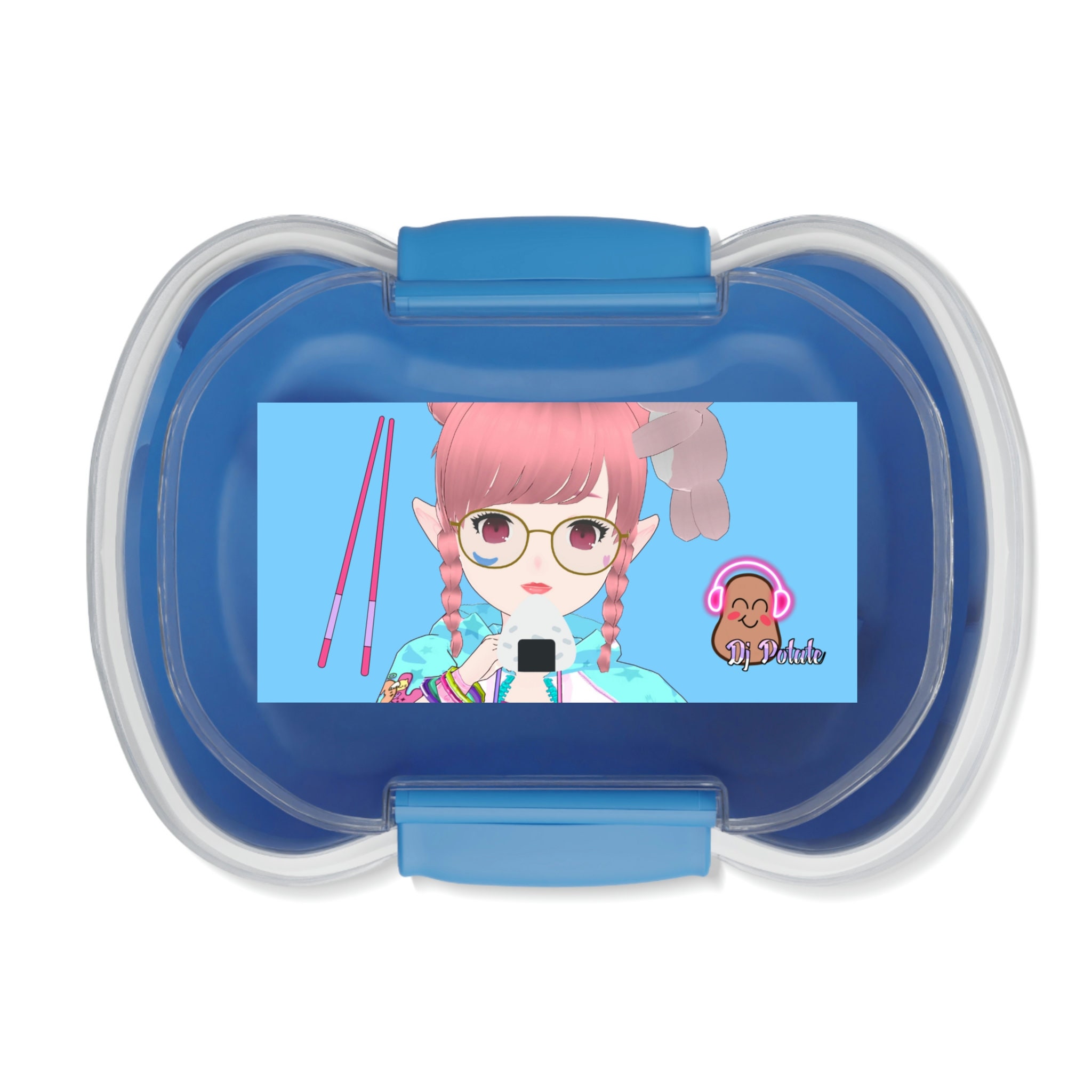DJ Potate Two-tier Bento Box meme, Vtuber, Streamer, Potato, Cute ...