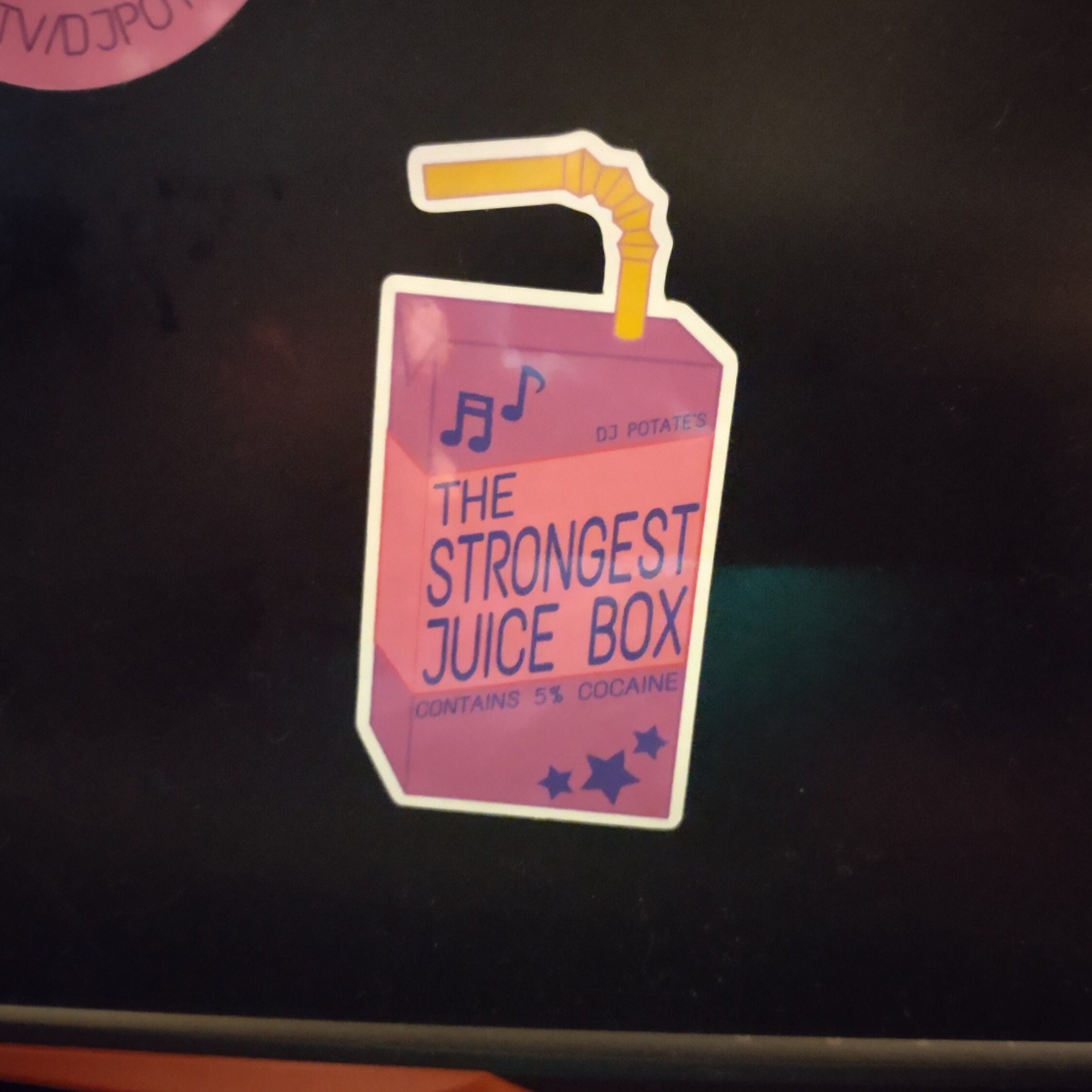 DJ Potate Strongest Juicebox Sticker 3" Tall (vinyl Sticker, Potato ...