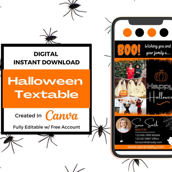 Real Estate Halloween Marketing - Etsy